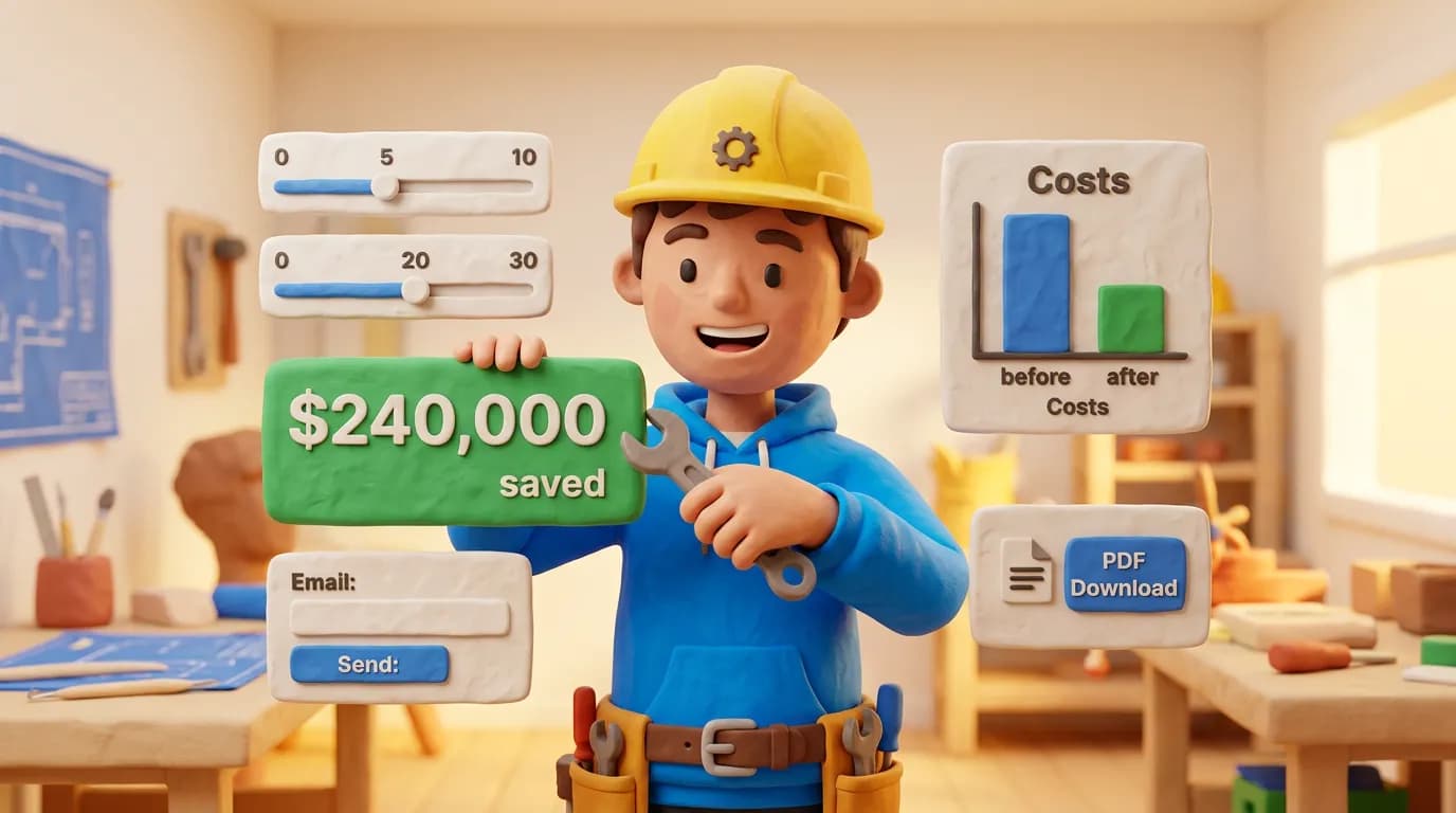 How to Build an ROI Calculator with AI (No Code Required)