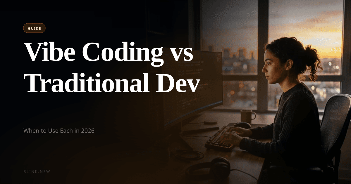 Vibe Coding vs Traditional Development: When to Use Each (2026)