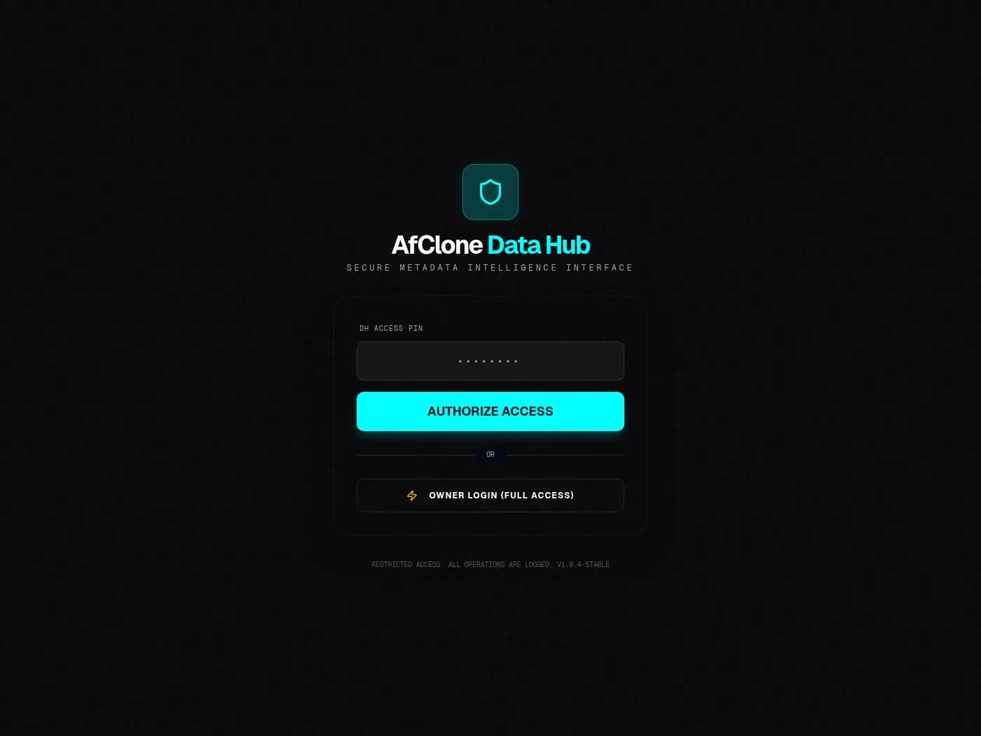 AfClone Data Hub