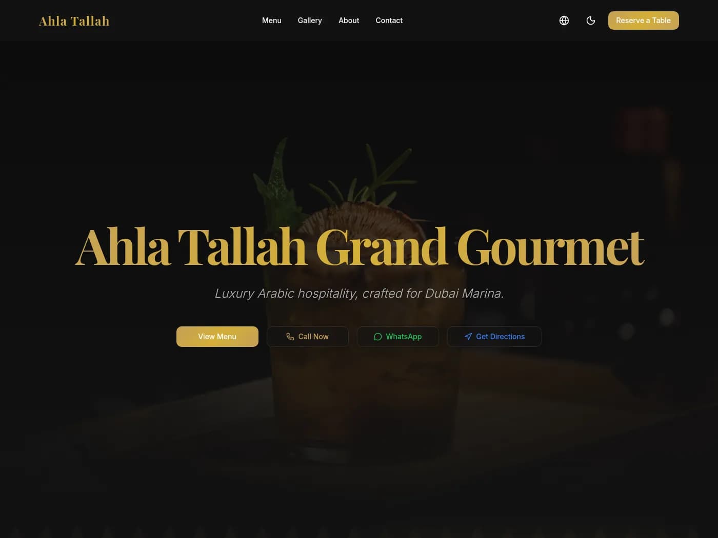 Ahla Tallah Gourmet Site