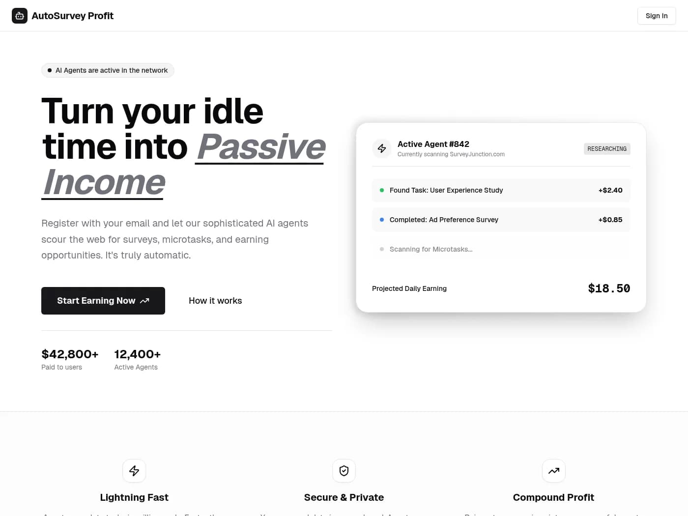 AutoSurvey Profit App