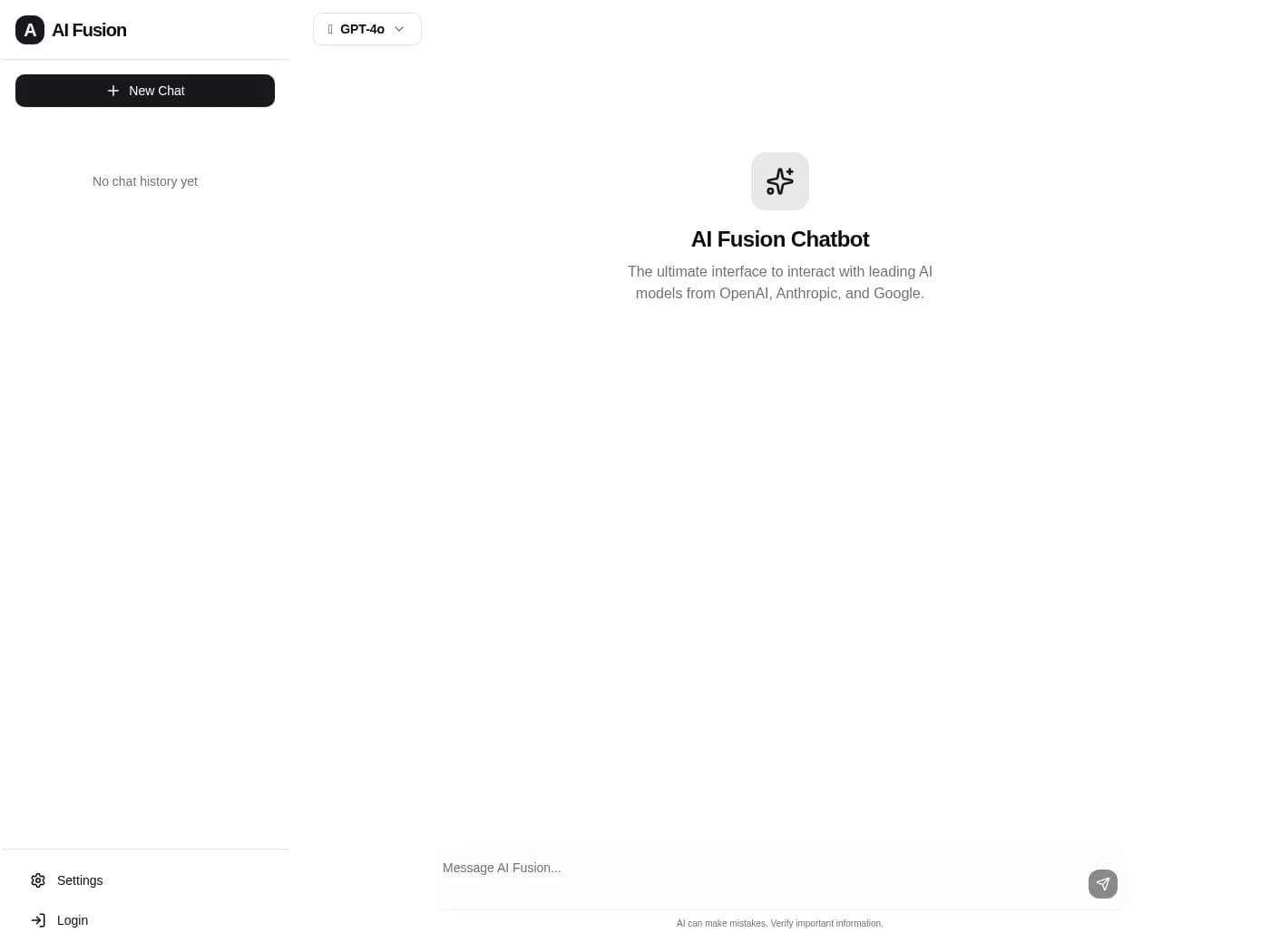 AI Fusion Chatbot