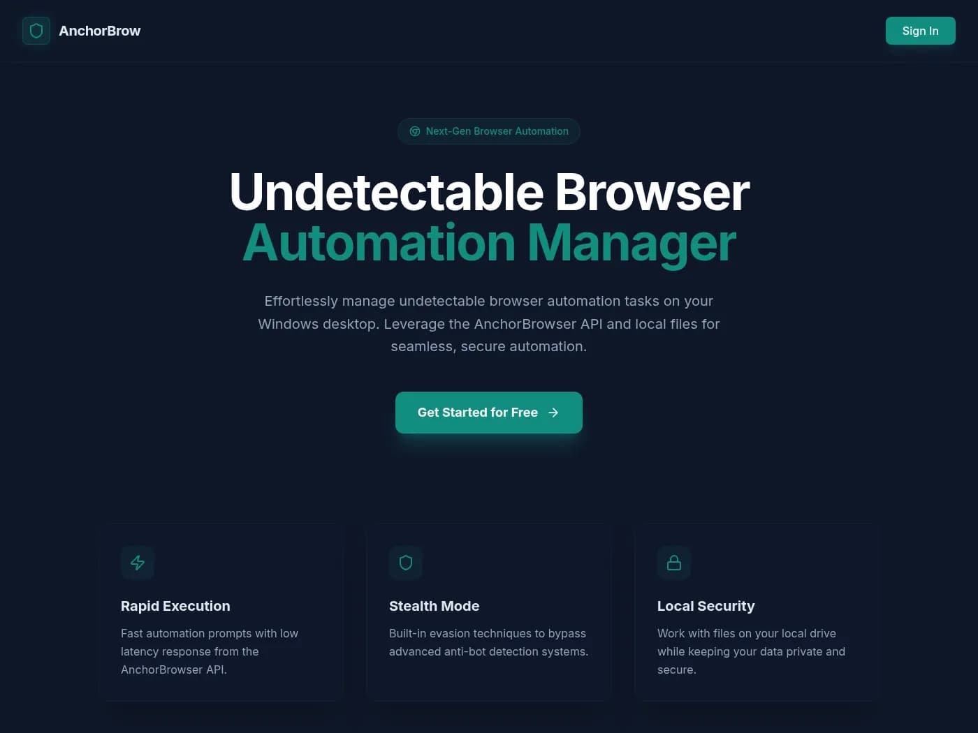 AnchorBrowser Desktop Manager