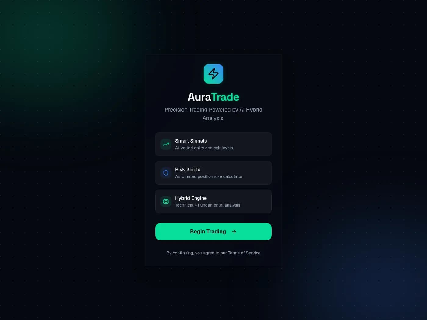 AuraTrade Premium Trading App