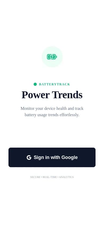 BatteryTrack Mobile