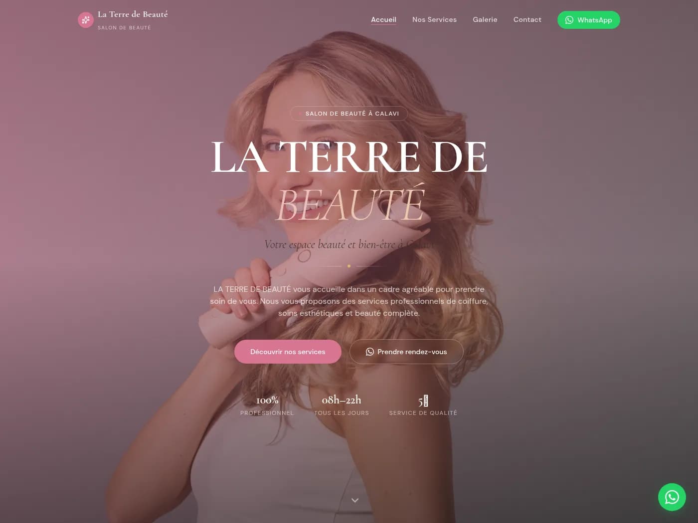La Terre de Beauté Web