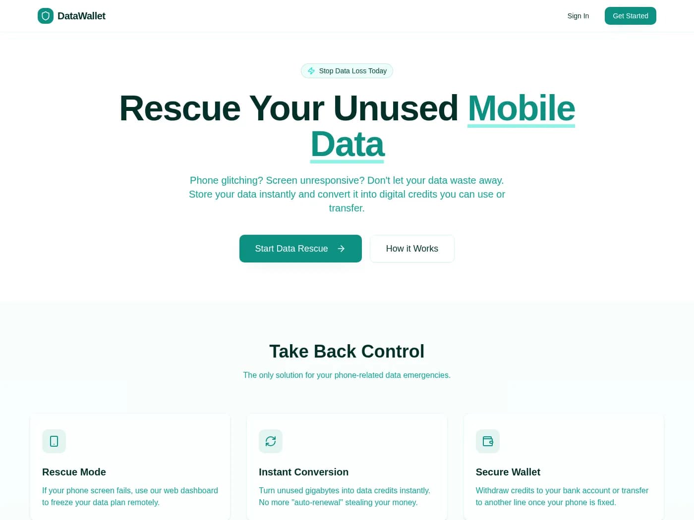 Data Wallet Assistant