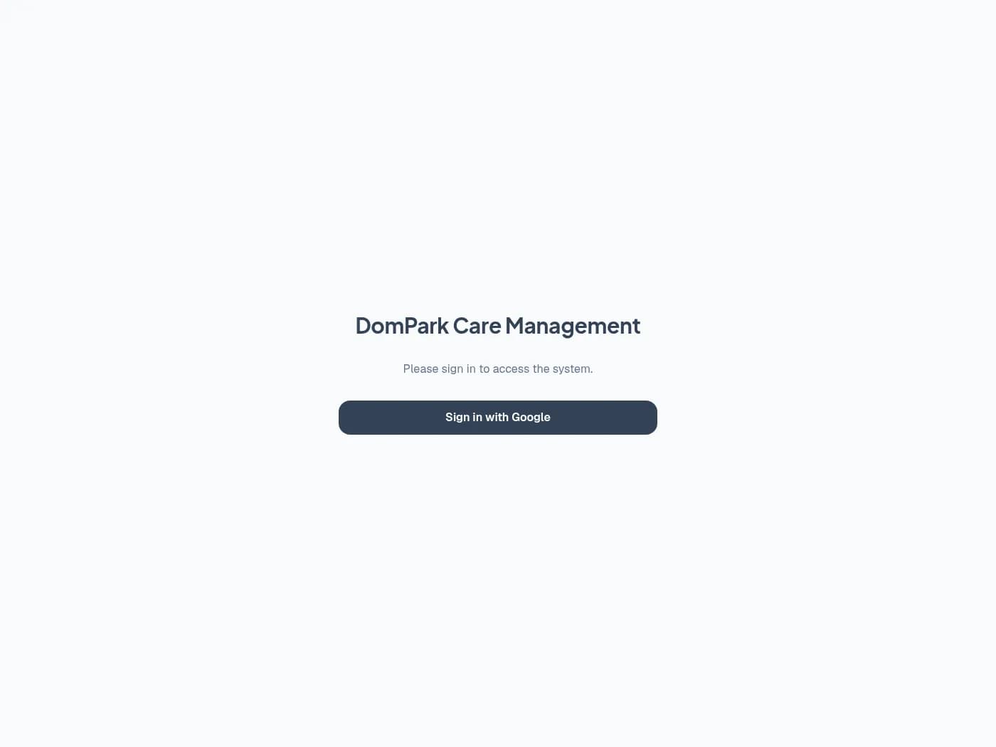 DomPark Care Management