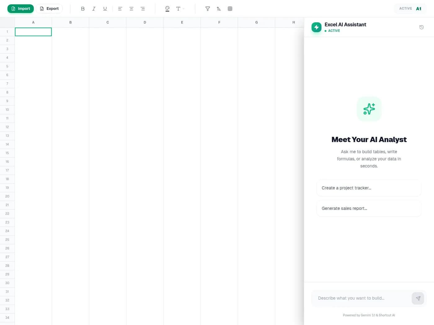 Web Excel Pro