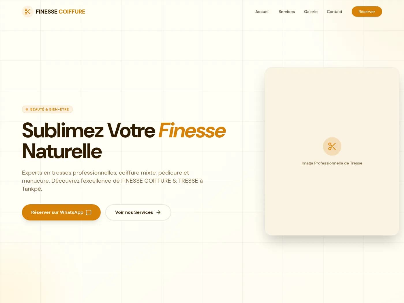 Finesse Coiffure Site