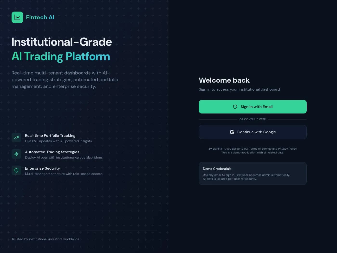Fintech AI Realtime Suite
