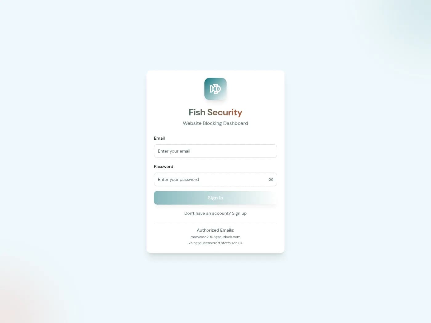 Fish Security Web Blocker