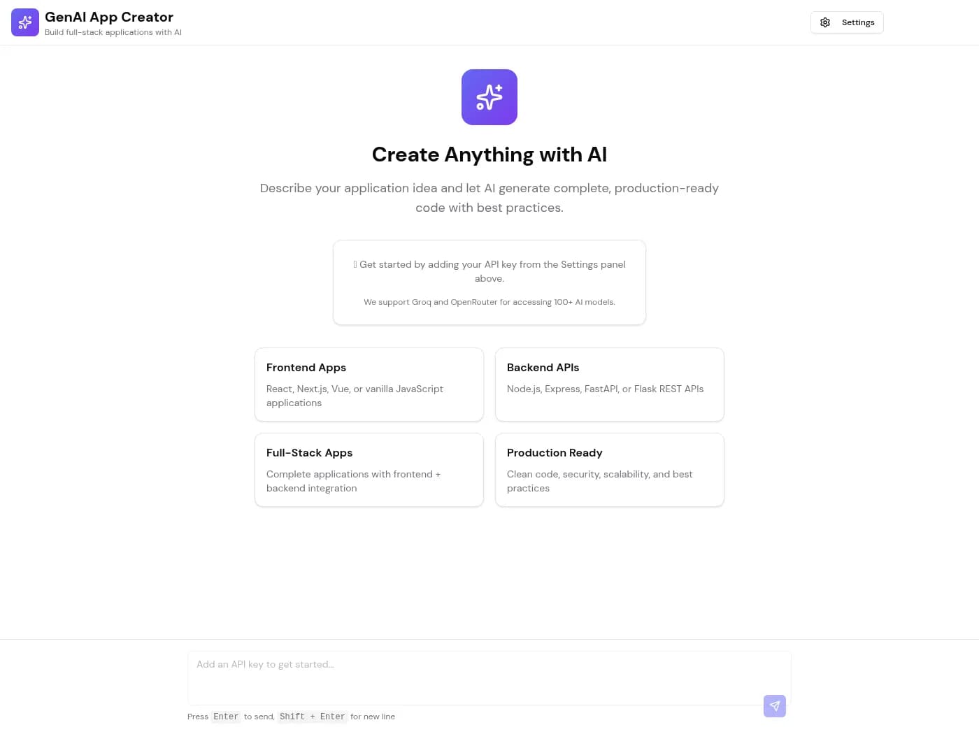 GenAI App Creator
