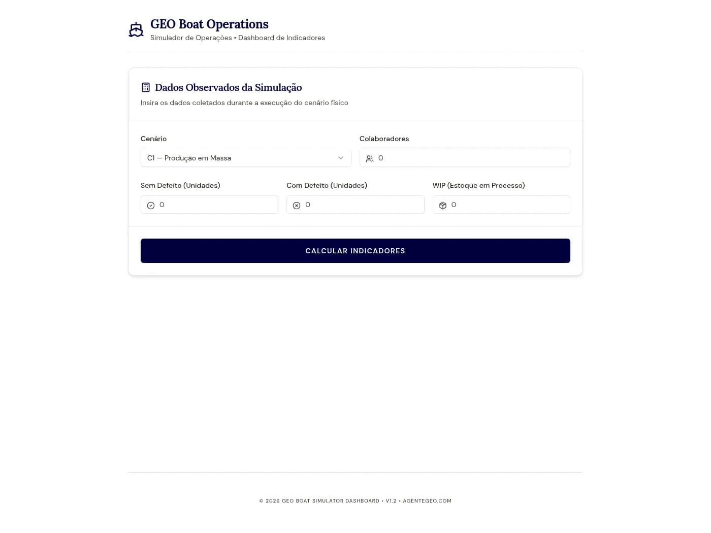 GEO Boat Ops Dashboard