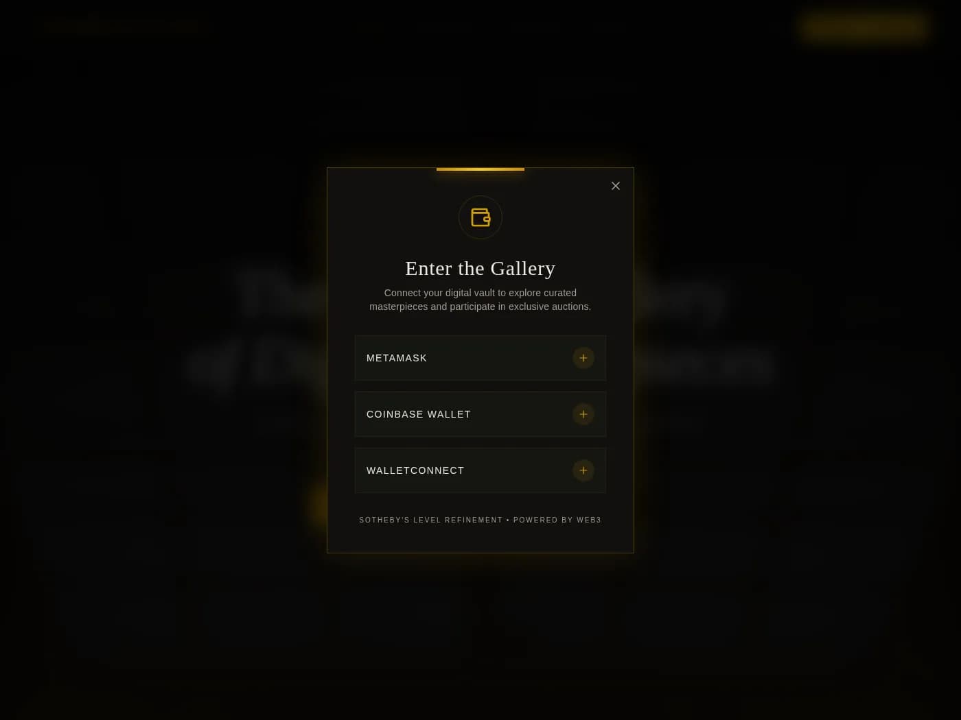 Golden Gallery NFT Marketplace