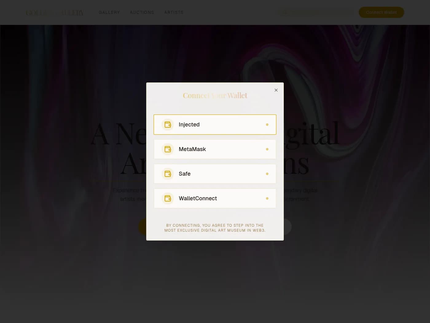 Golden Gallery Marketplace
