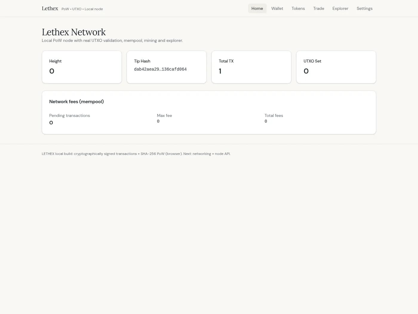 Lethex Blockchain Platform