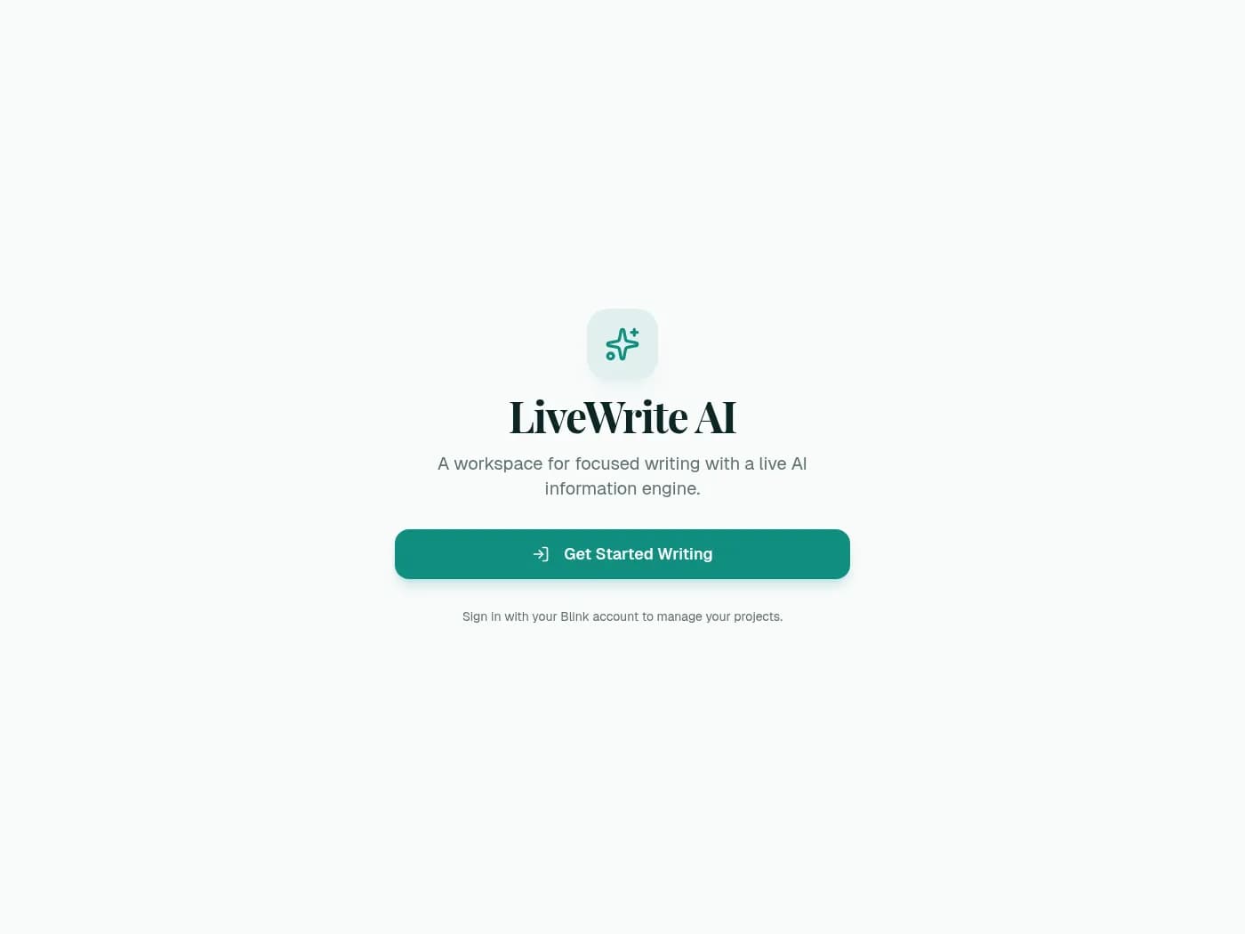 LiveWrite AI Studio