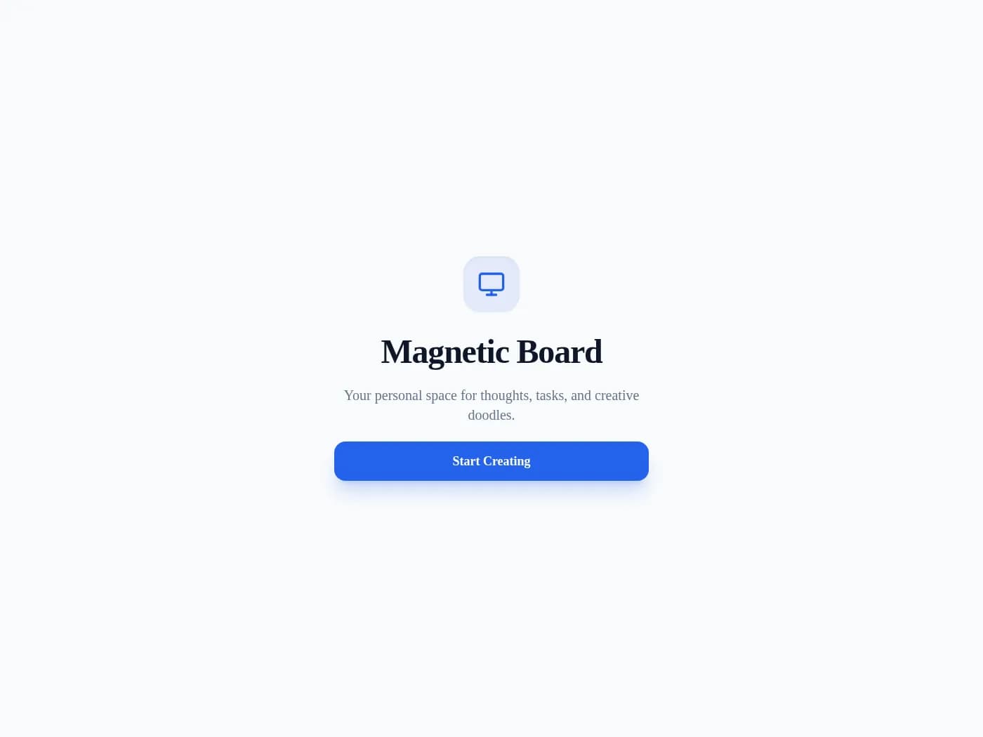 Magnetic Note Board