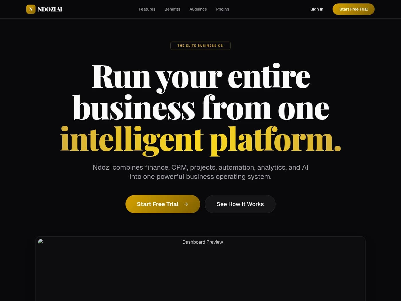 Ndozi AI Command Center