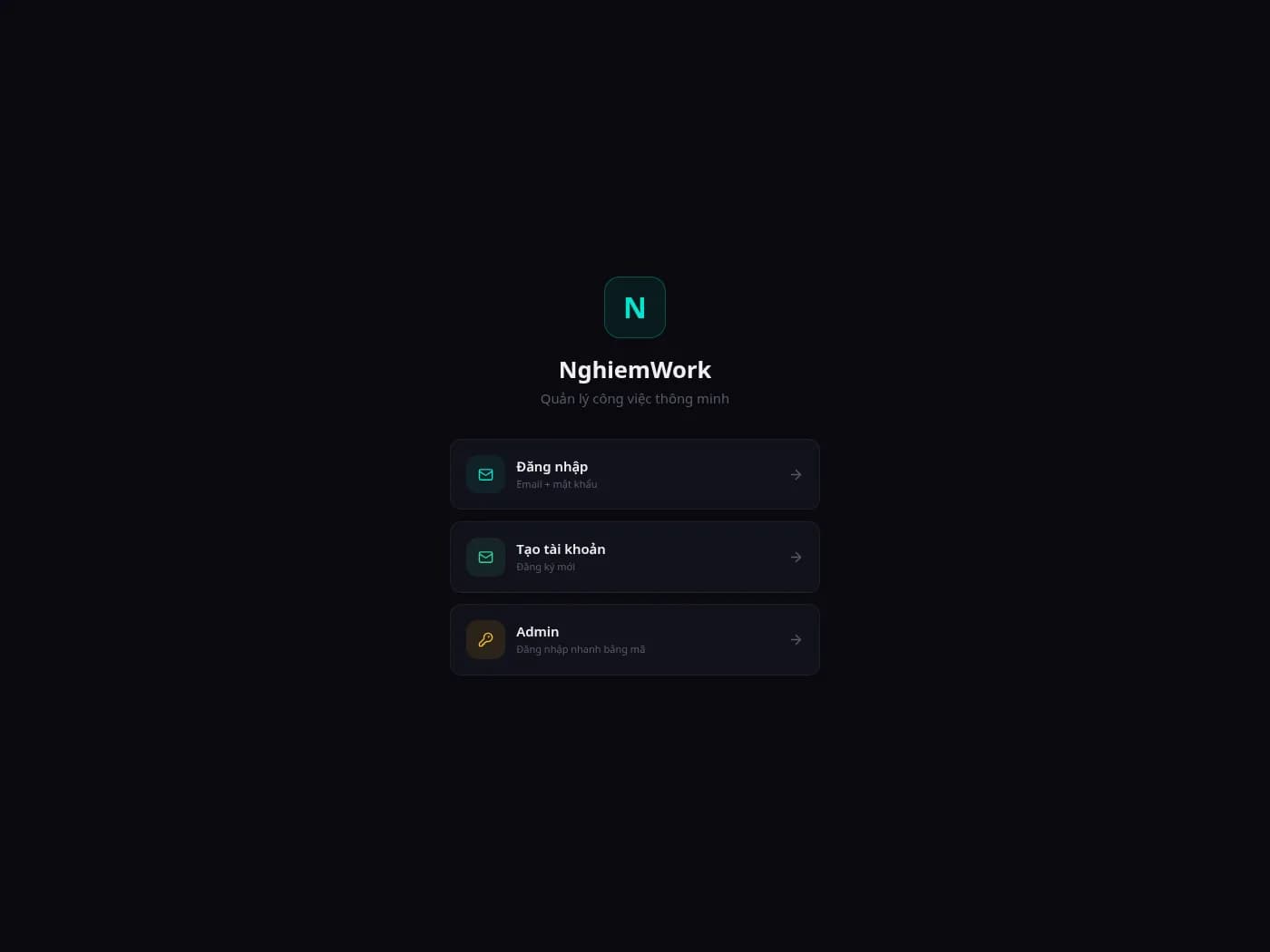 NghiemWork AI Task Manager