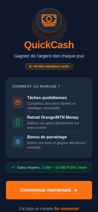 QuickCash Money App