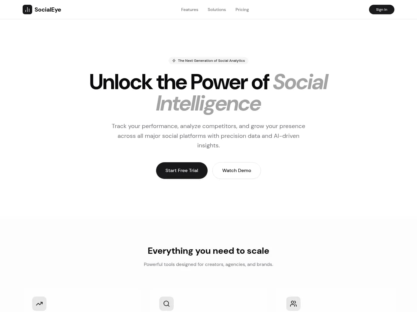 SocialEye Clone