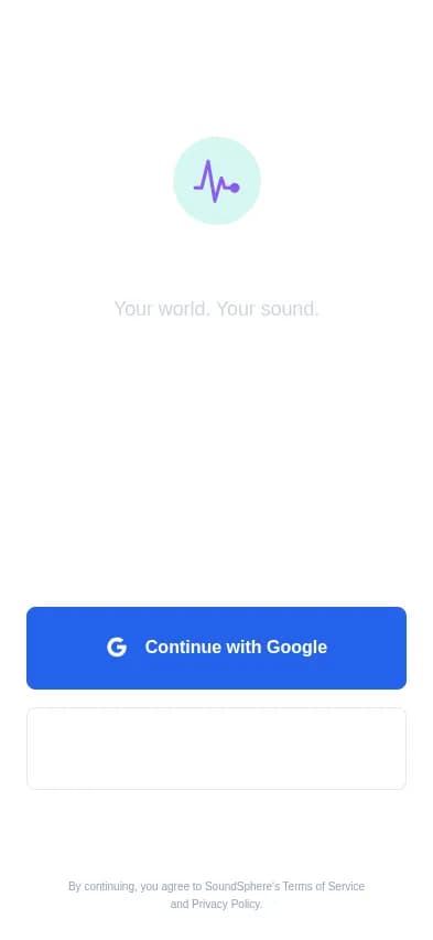 SoundSphere Music App