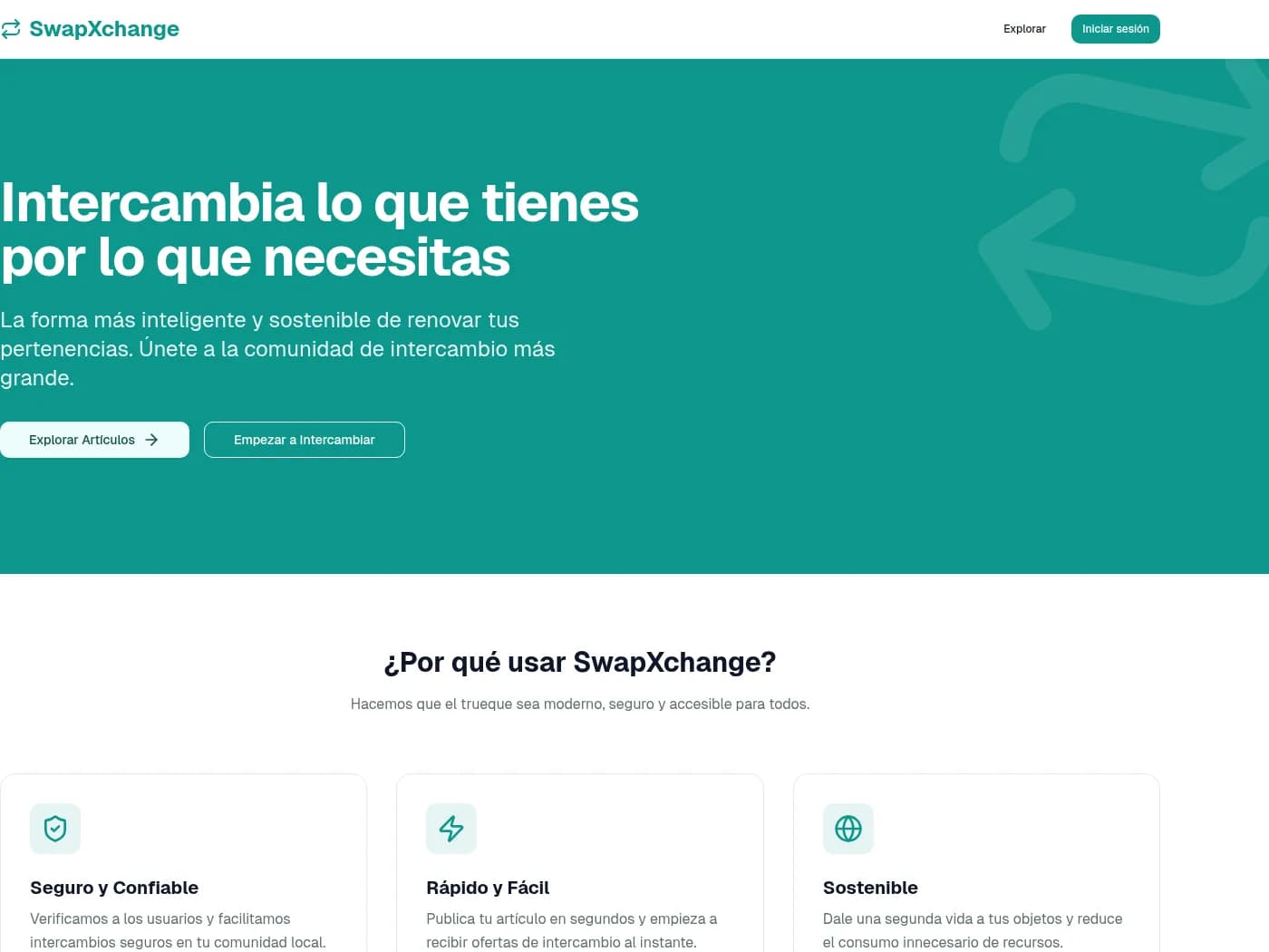 SwapXchange App