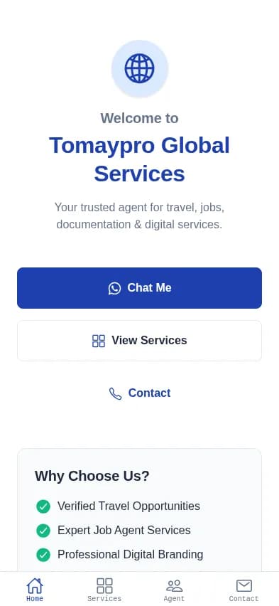 Tomaypro Services Hub