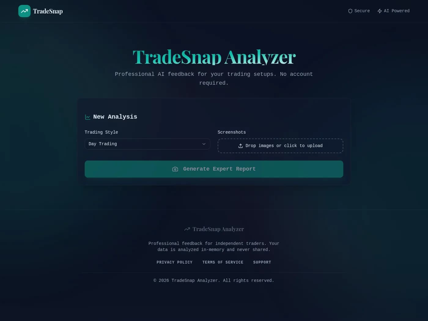 TradeSnap Analyzer