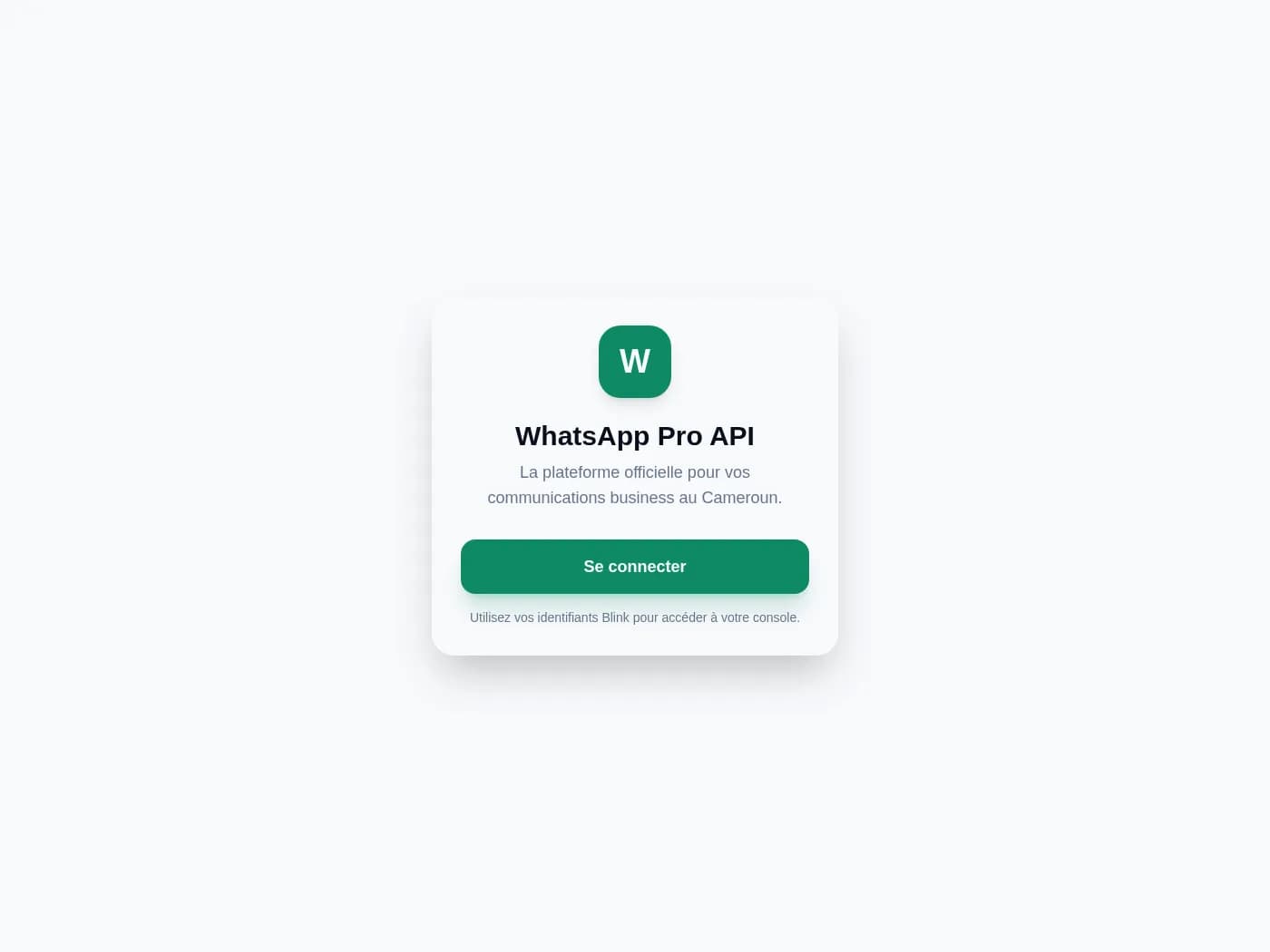 WhatsApp Pro API Cameroon