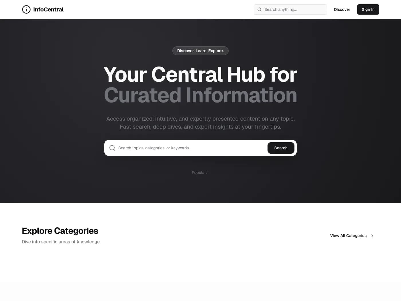 InfoCentral App