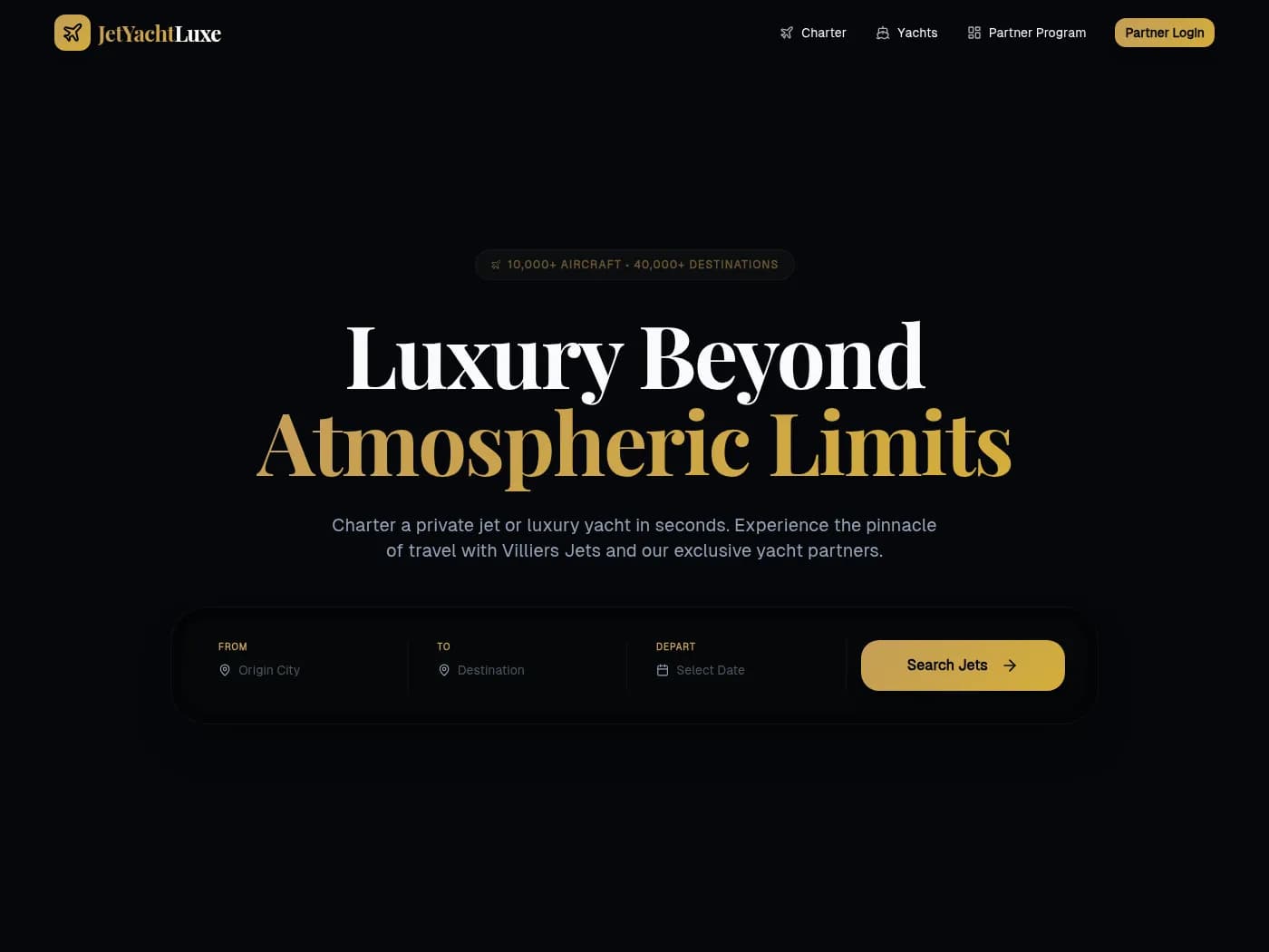 JetYacht Luxe Portal