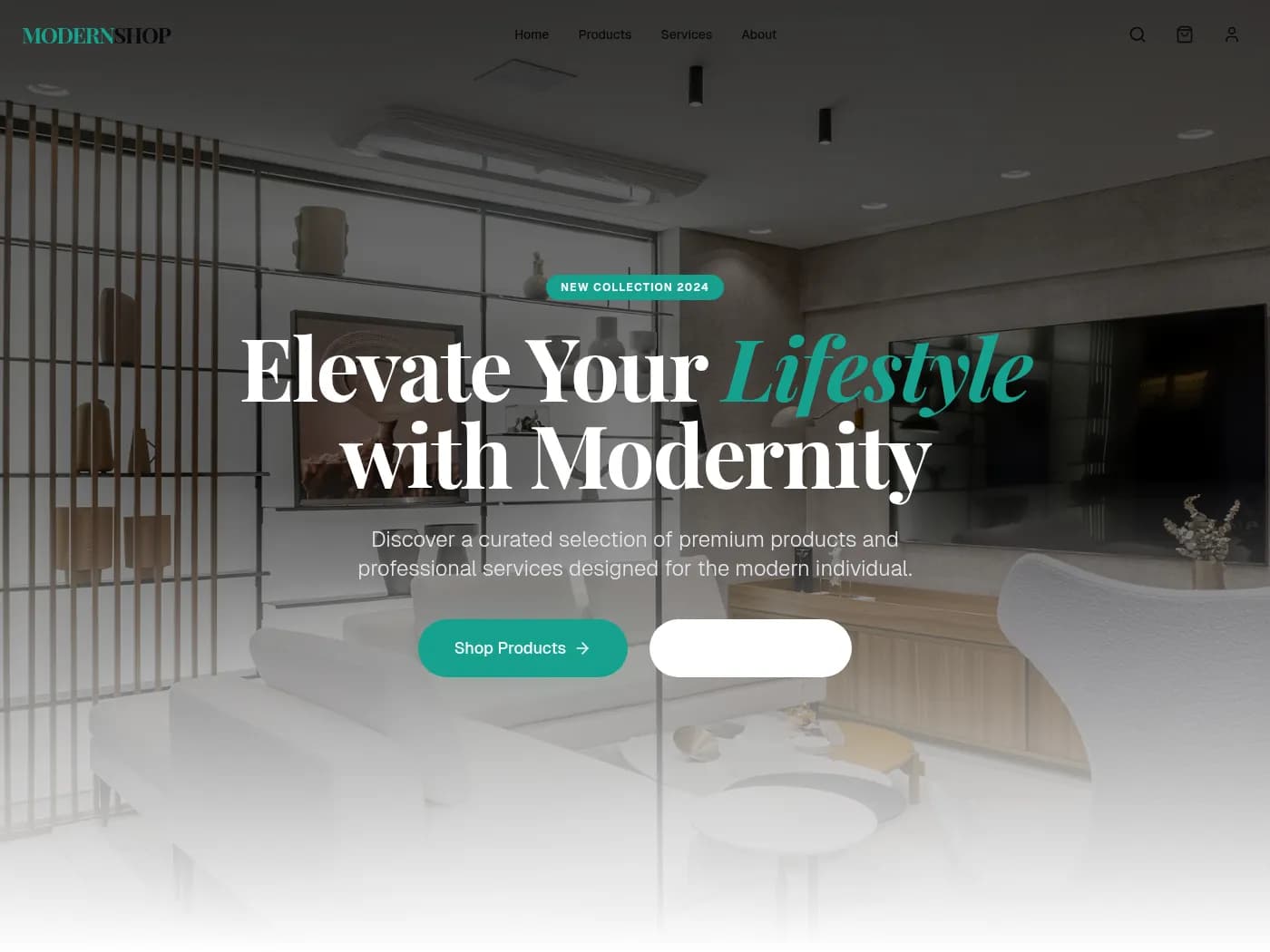 Modern Shop & Service Site