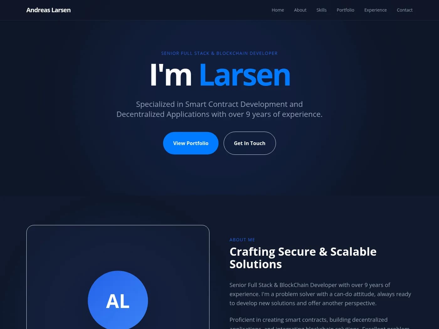 NextGen Portfolio Experience