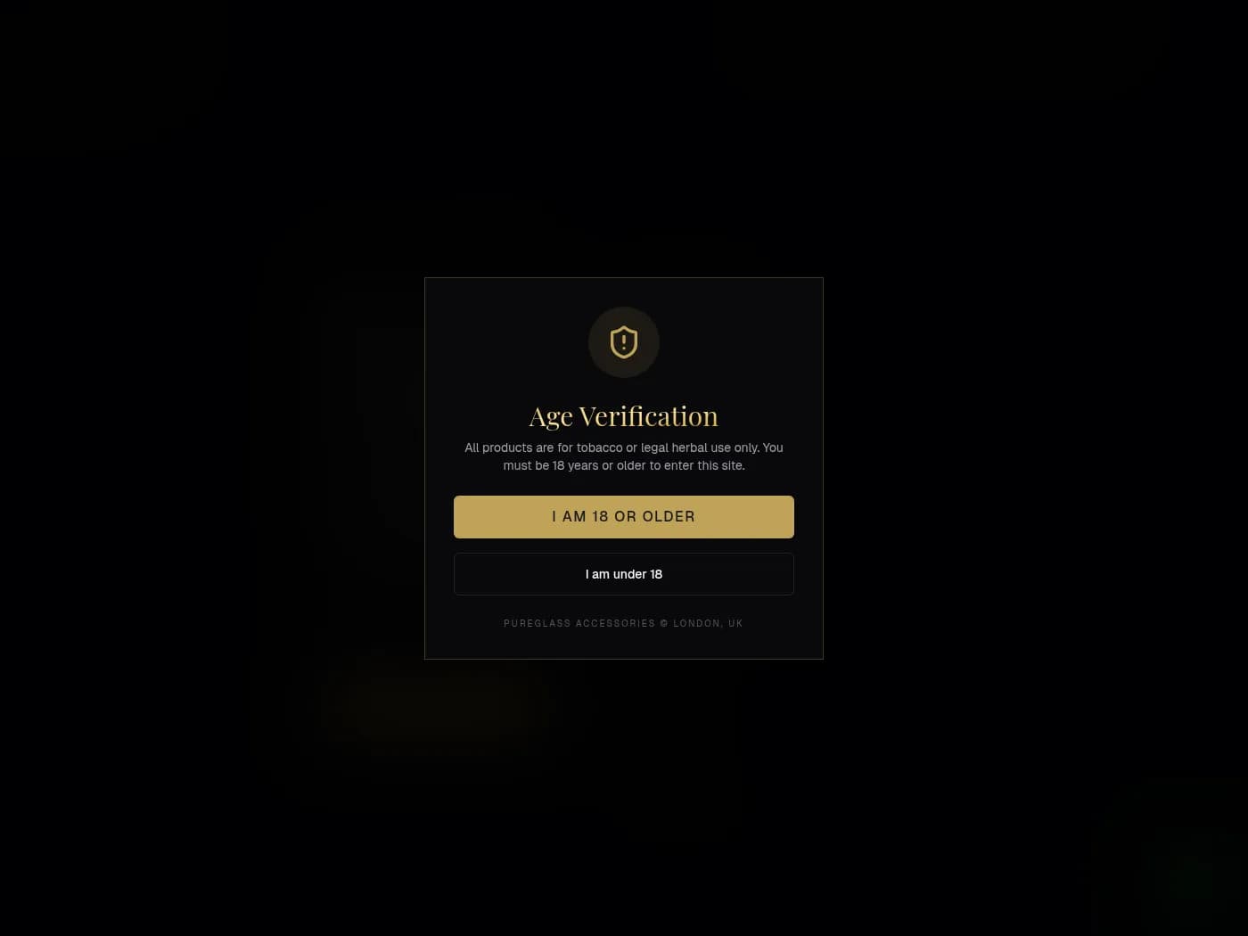 PureGlass Luxury Site