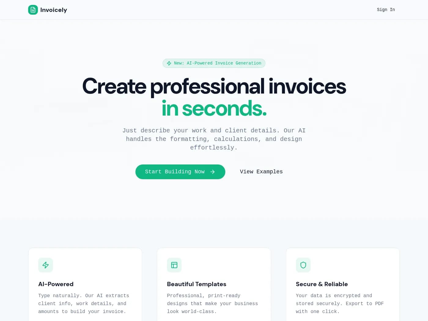 Simple Invoice Maker