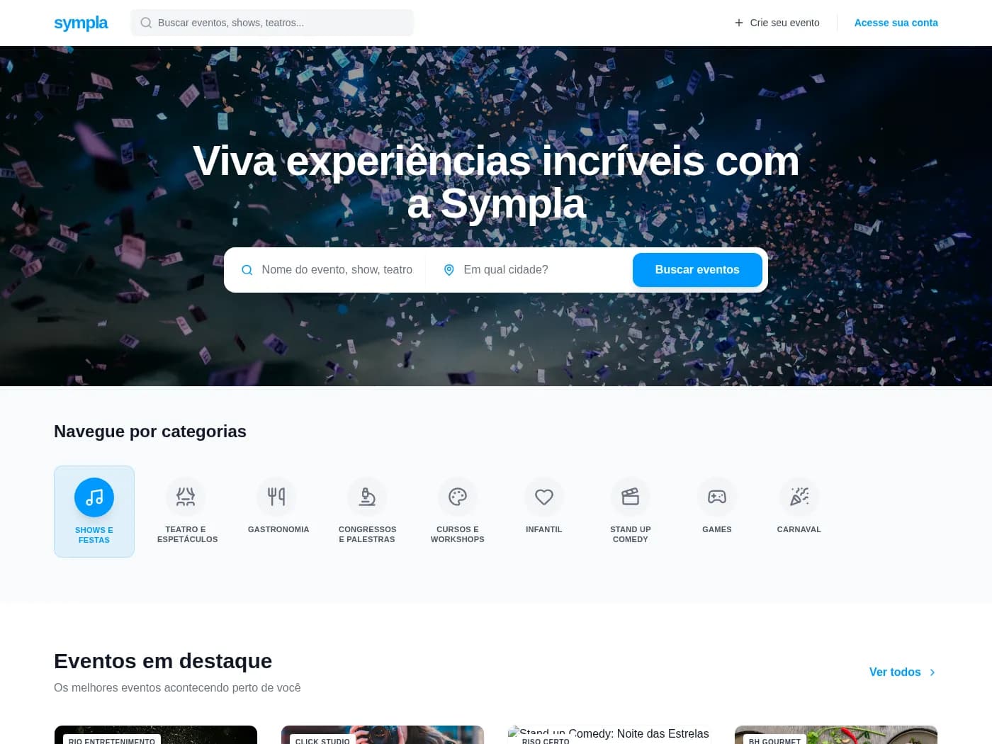 Sympla Event Clone