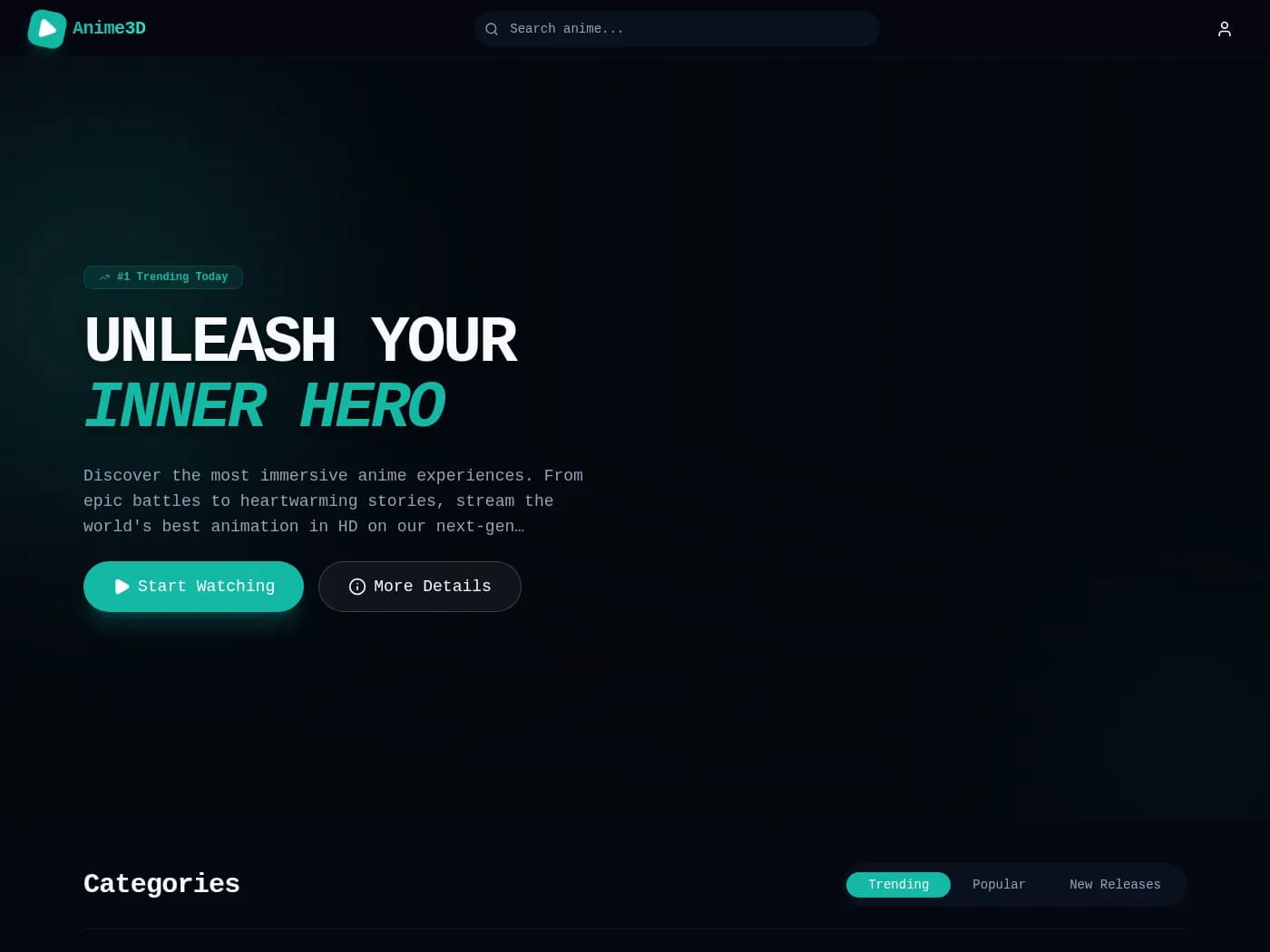 Anime3D Stream Hub