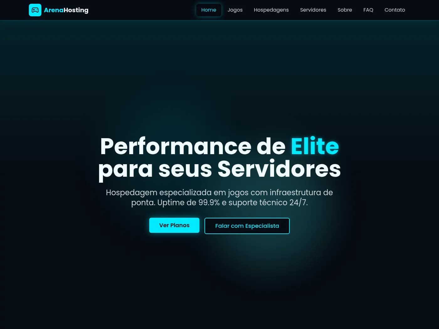 ArenaHosting: NextJS Multi-Page Gaming and Hosting Website, Vercel Ready
