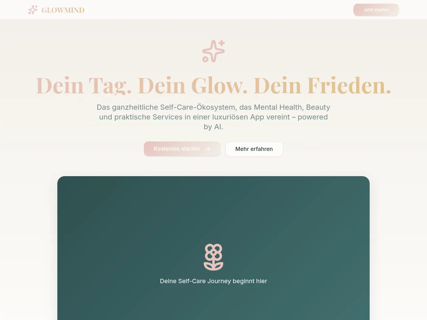 Glowmind: Das Luxus-Self-Care-Ökosystem für ganzheitliches Wohlbefinden