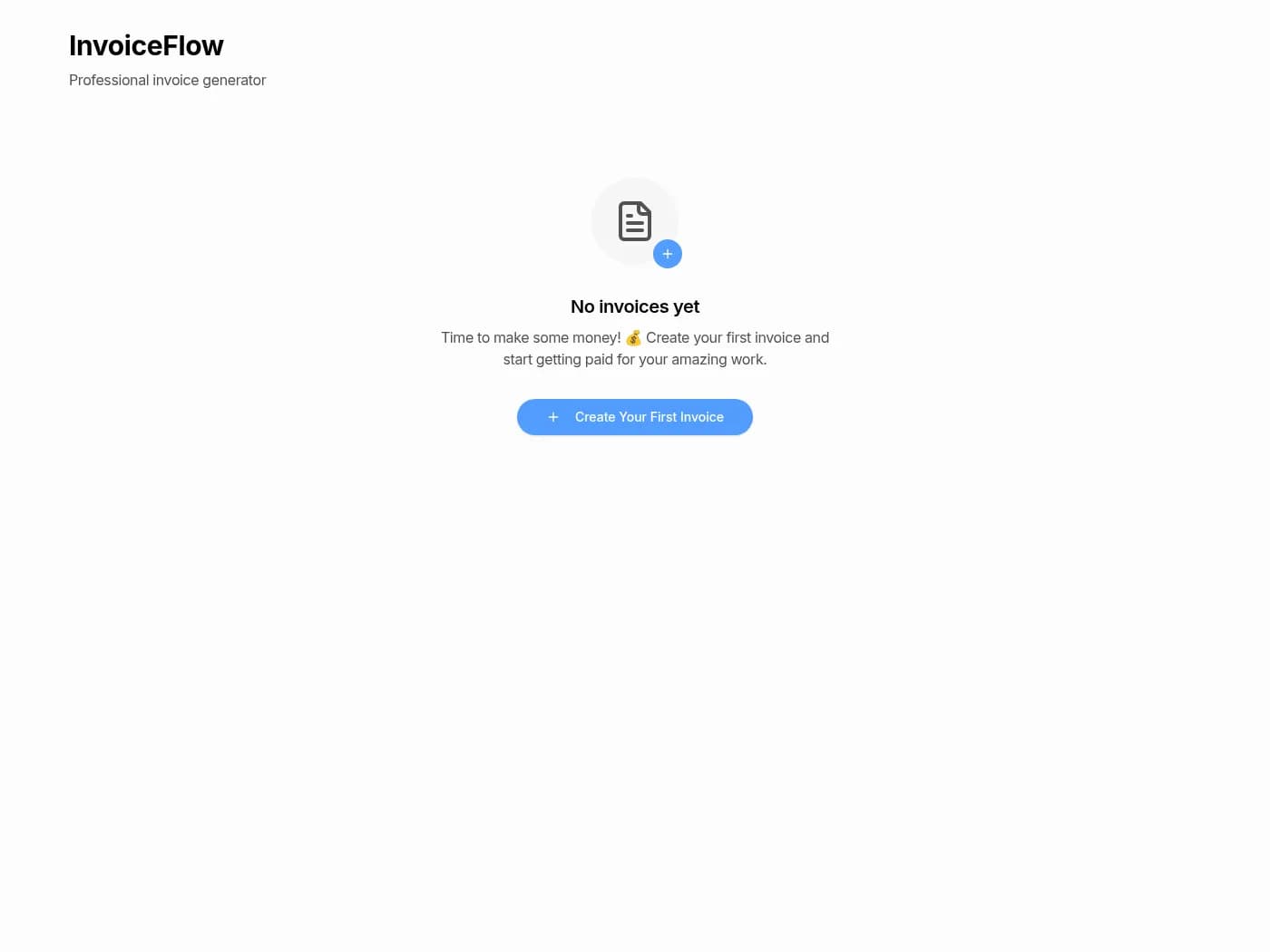 LocalStorage Invoice Generator MVP for NextJS