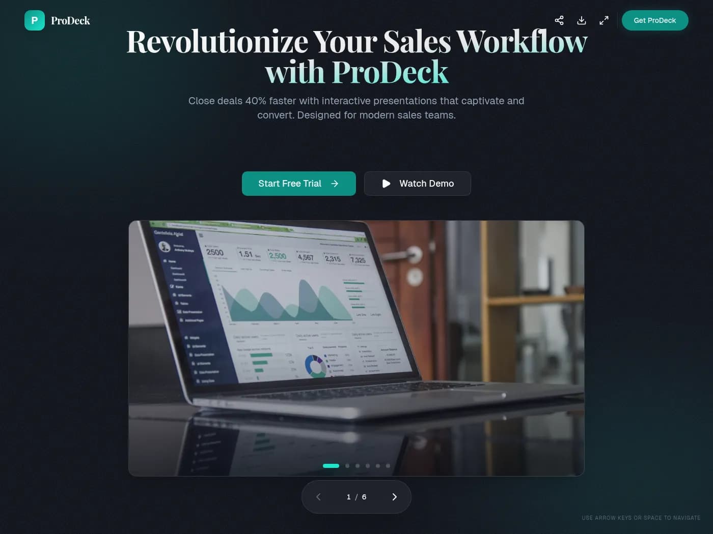 Sales Pitch Deck Pro